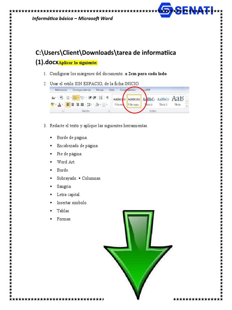 Informatica 2 | PDF | Microsoft | Microsoft Word