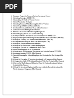 100 Finance Project Topics For MBA Projects | PDF | Investor | Banks