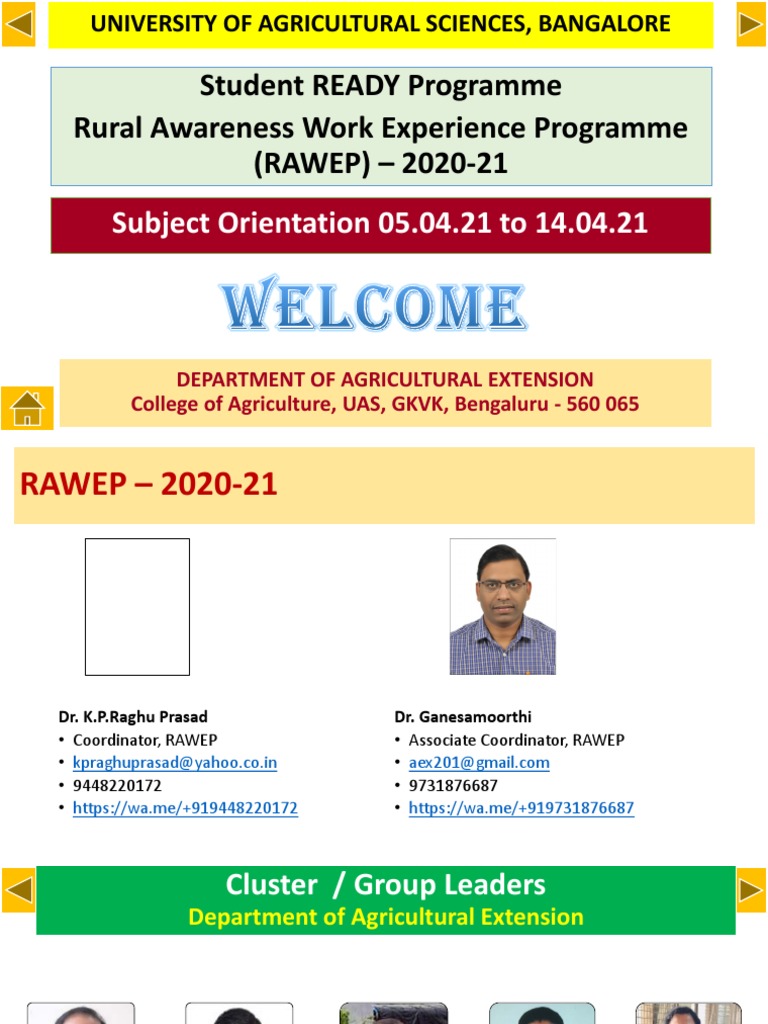 Rawe Orientation 05.04.21 Students | PDF | Agriculture | Pest Control