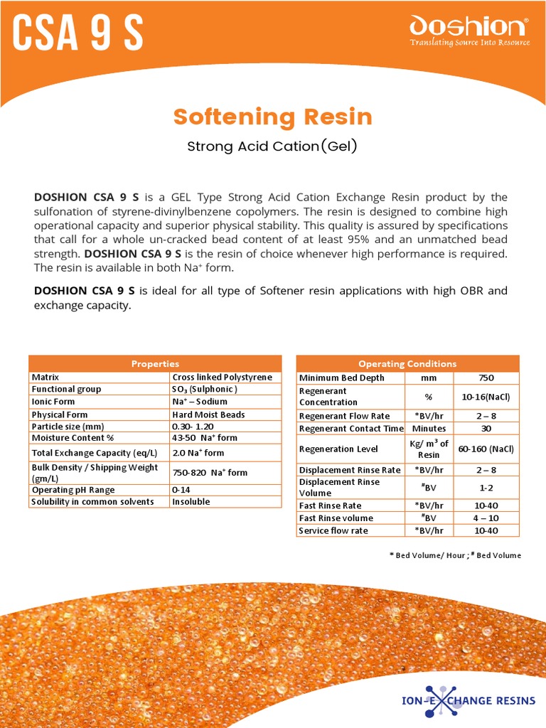 CSA 9 S - Data Sheet | PDF