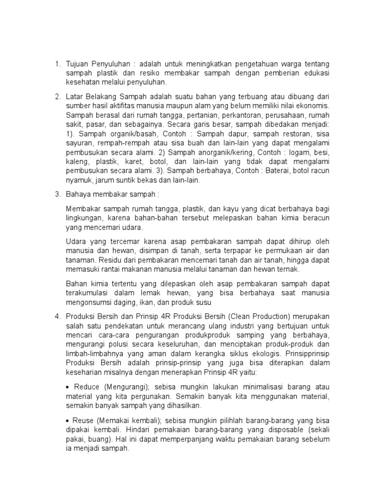 Materi Penyuluhan | PDF | Pengembangan Diri | Kesehatan Holistik