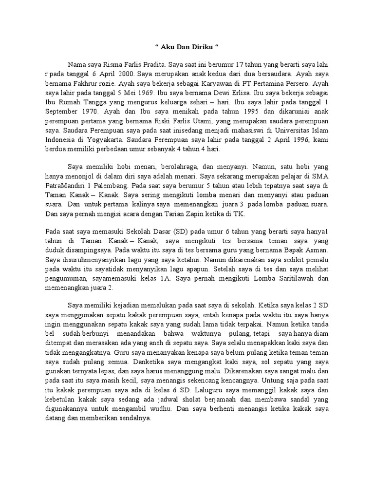 Aku Dan Diriku | PDF | Seni