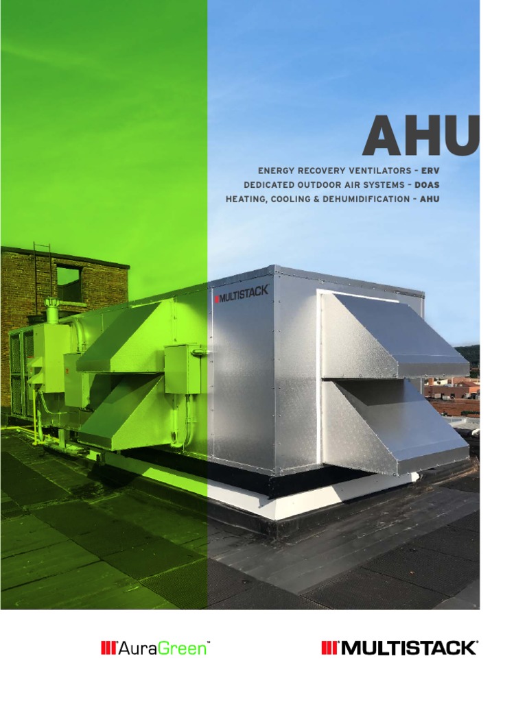 Ahu - Auragreen Catalog | Download Free PDF | Air Conditioning | Heat Exchanger
