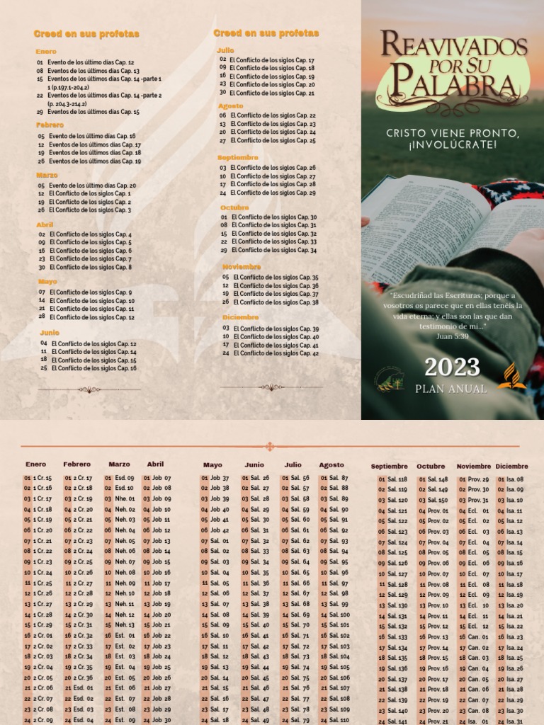 Reavivados Por Su Palabra 2023 | PDF