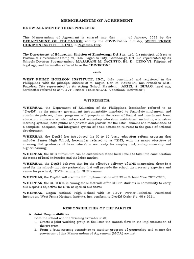 Moa JDVP Cogon | PDF