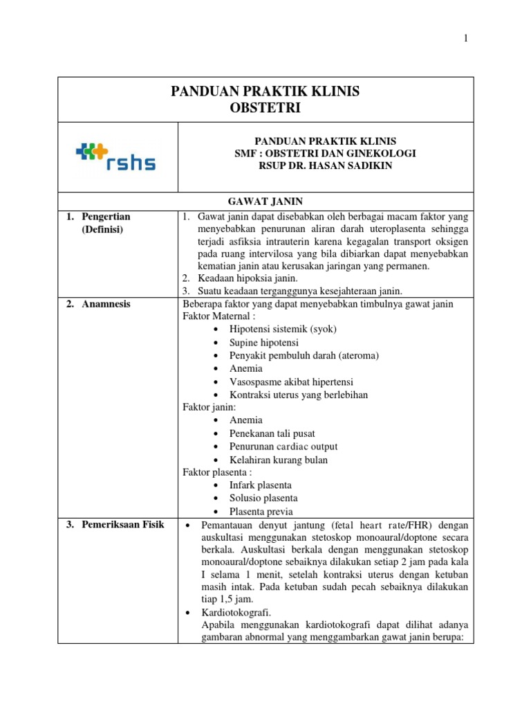 (PDF) PPK Standar Pelayanan Medis Obstetri-Ginekologi Revisi - Compress ... (PDF) PPK Standar Pelayanan Medis Obstetri-Ginekologi Revisi - Compress ...