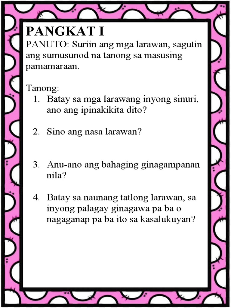 Panimulang Gawain Sa Ap (Tarpapel) 3X3) | PDF