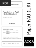 AAT Past Paper | PDF | Going Concern | Audit