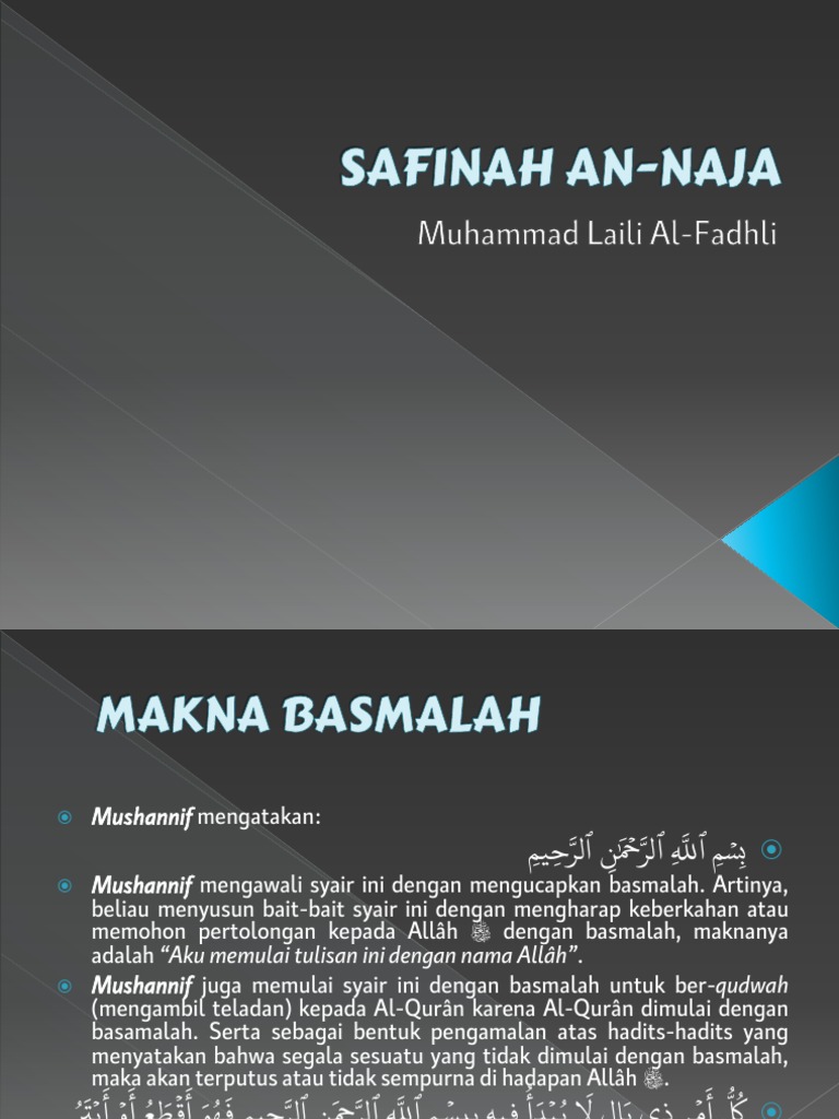 Safinah 1 - Muqaddimah | PDF