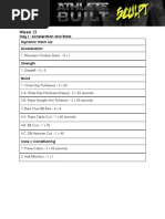 Garage Strength Program | PDF | Weight Training | Physical Fitness