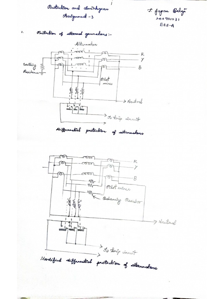 Protection Schemes Diagrams | PDF