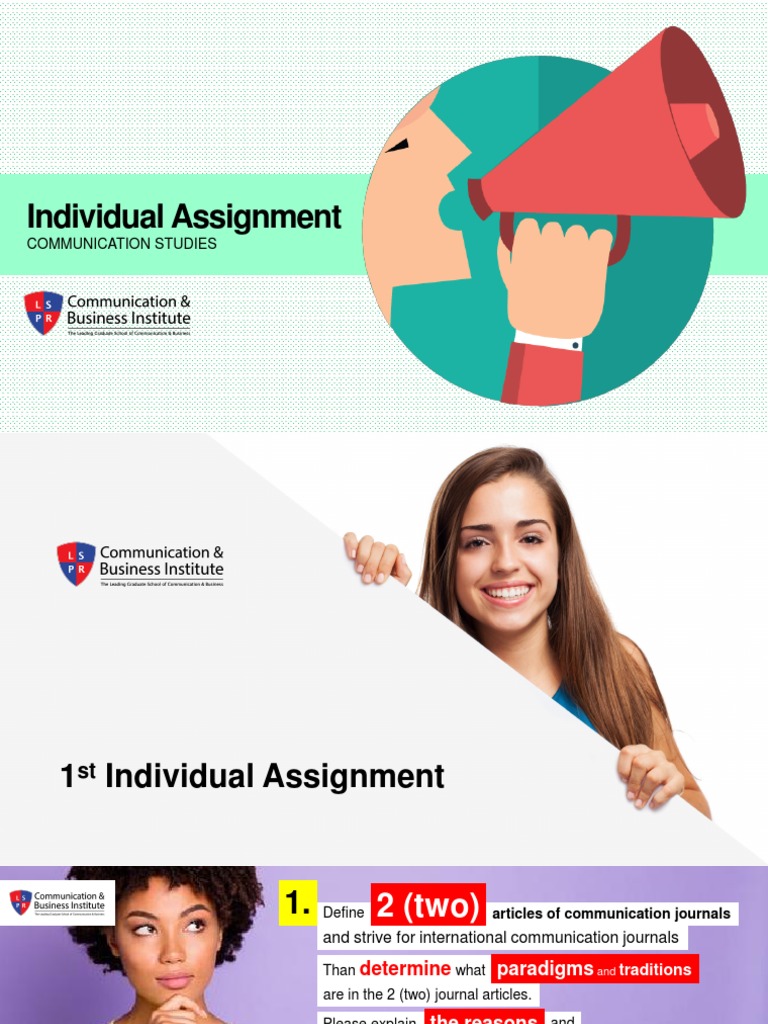 Communication Studies - Individual Assignment - 2021 | PDF | Thesis ...