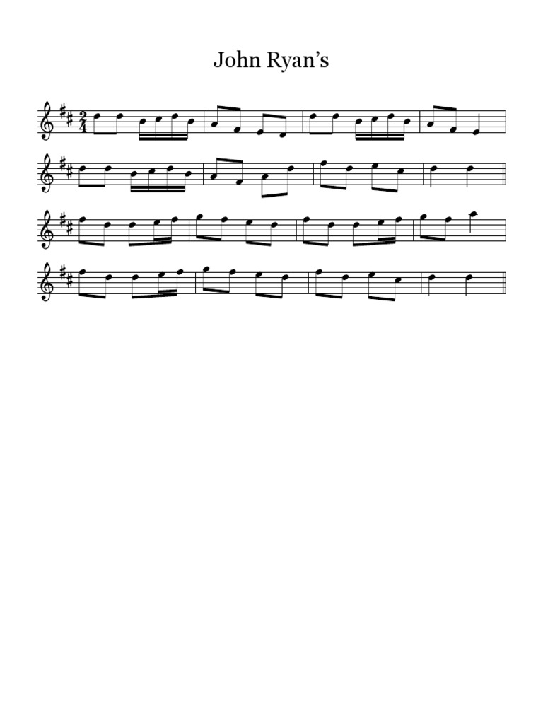 John Ryan's (Polka) | PDF