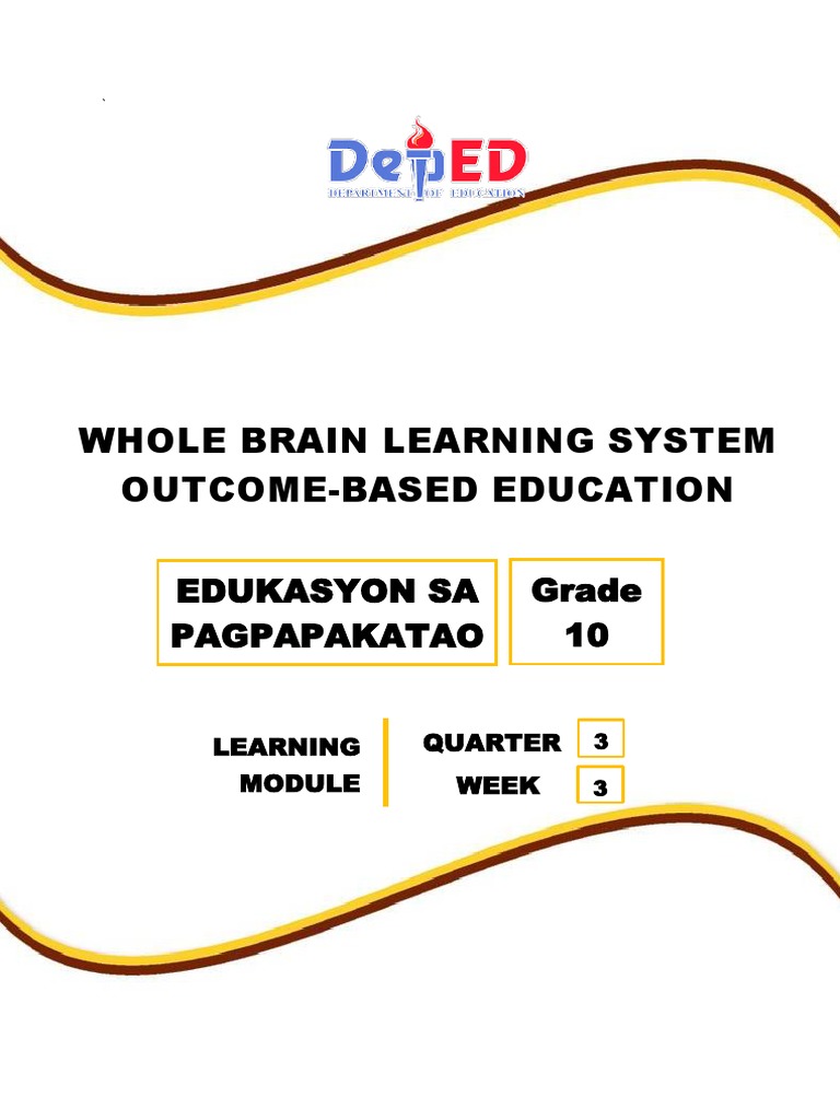 Esp Grade 10 Q3 Week 3 | PDF