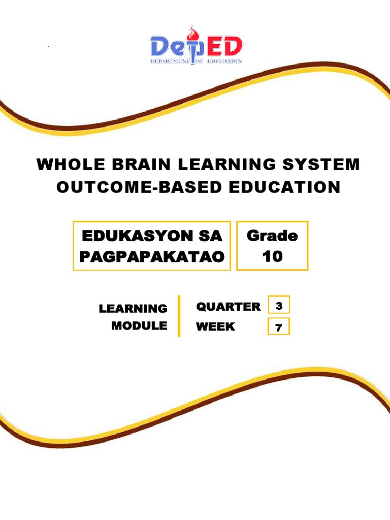 Esp Grade 10 Q3 Week 7 | PDF