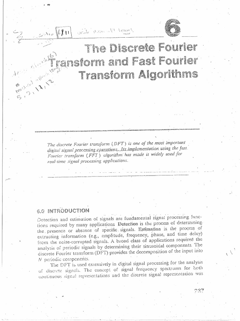 Signal Processing FFT | PDF