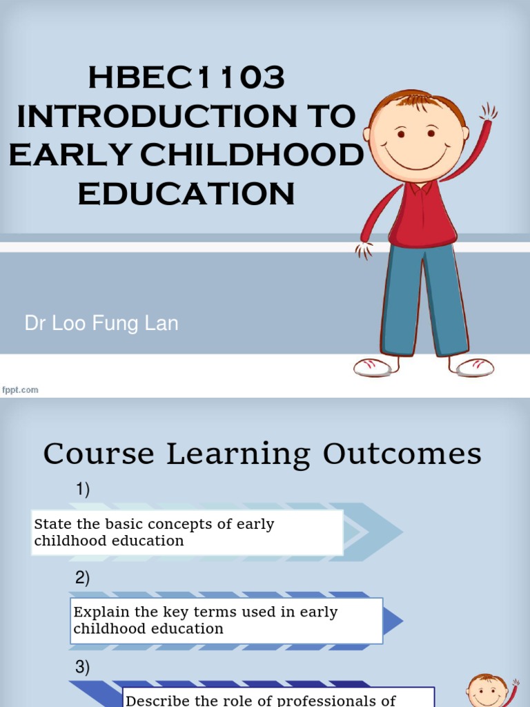 HBEC1103_Topic 1_Introduction to Early Childhood Education | PDF