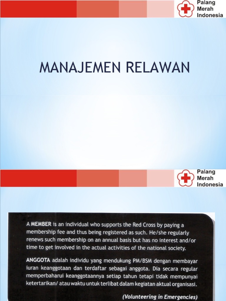 MANAJEMEN RELAWAN | PDF