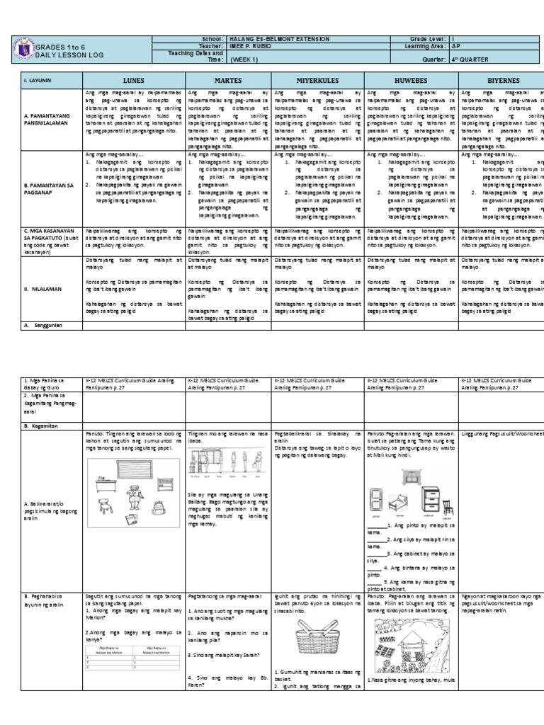DLL w1 All Subjects | PDF