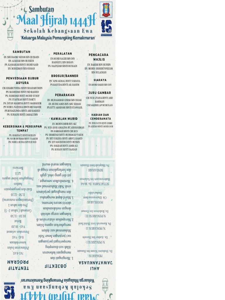 Brochure Maal Hijrah 2022 | PDF