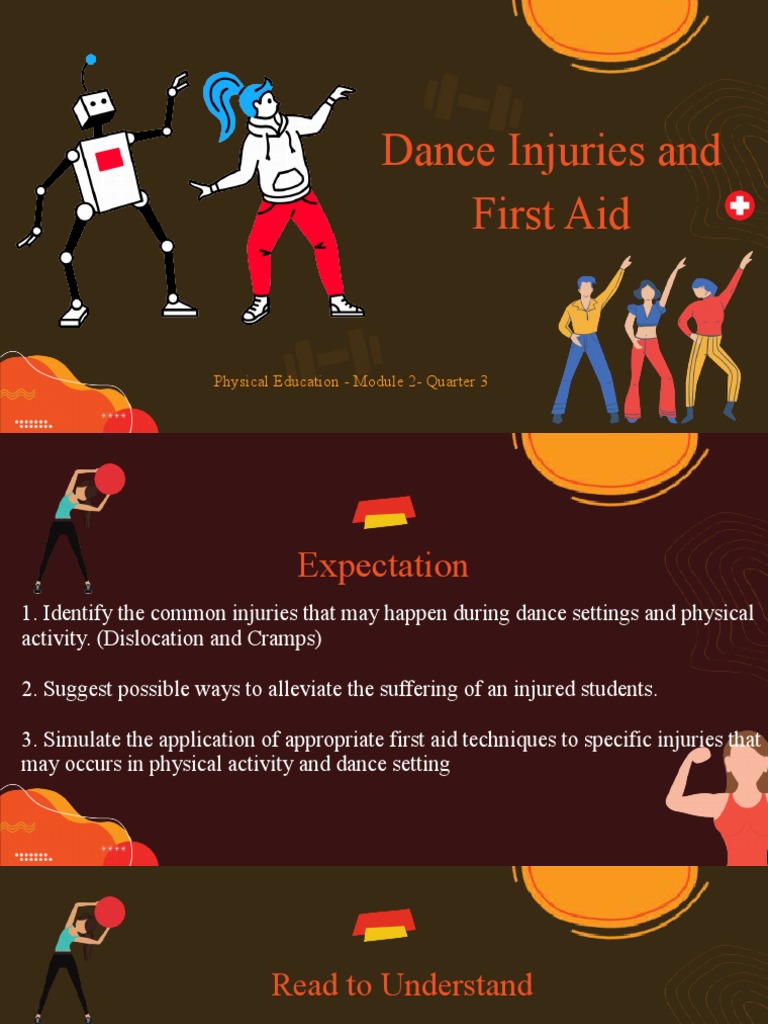 First Aid for Dance Injuries Guide | PDF | First Aid | Dances