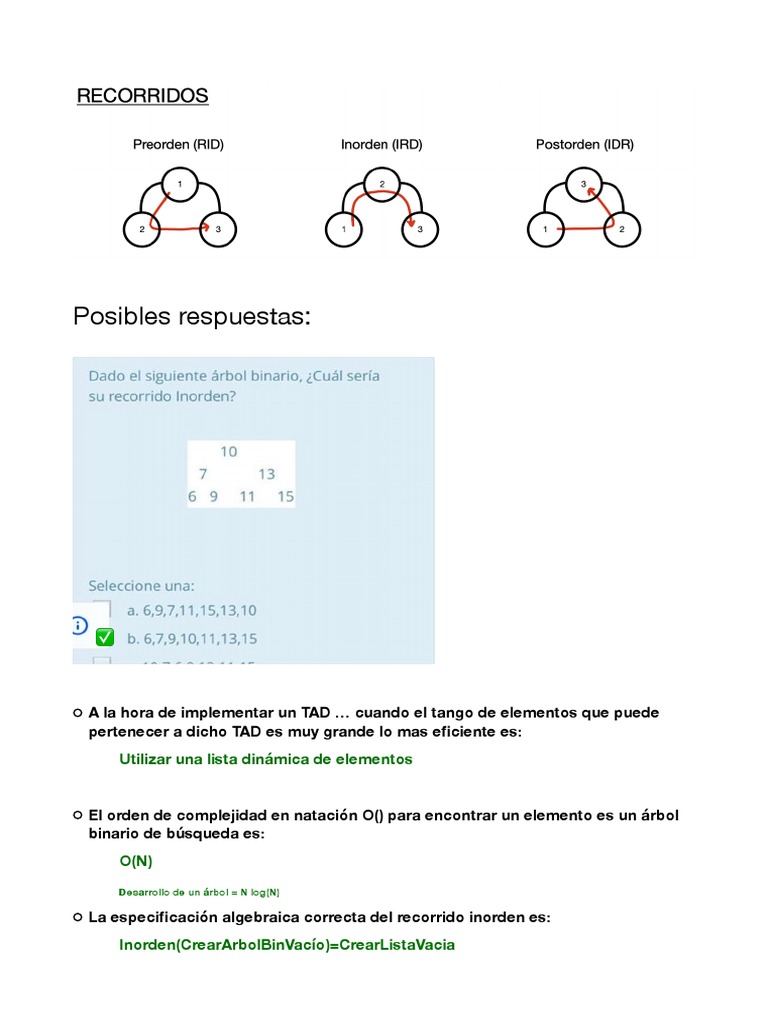 Ejercicios Arboles Estructura de Datos | PDF