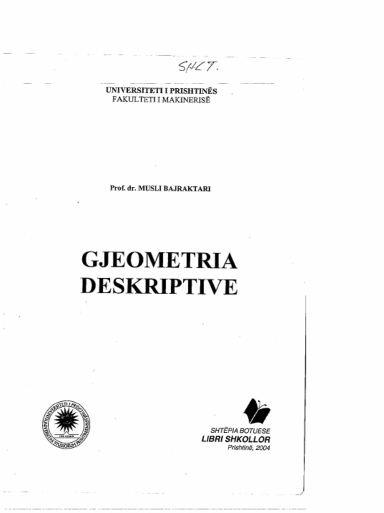 Gjeometri Deskriptive Musli Bajraktari | PDF