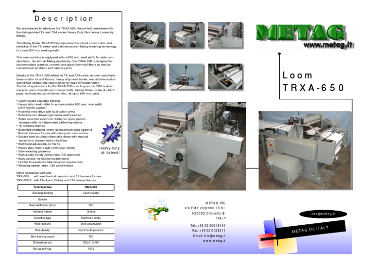 Trxa 650 | PDF