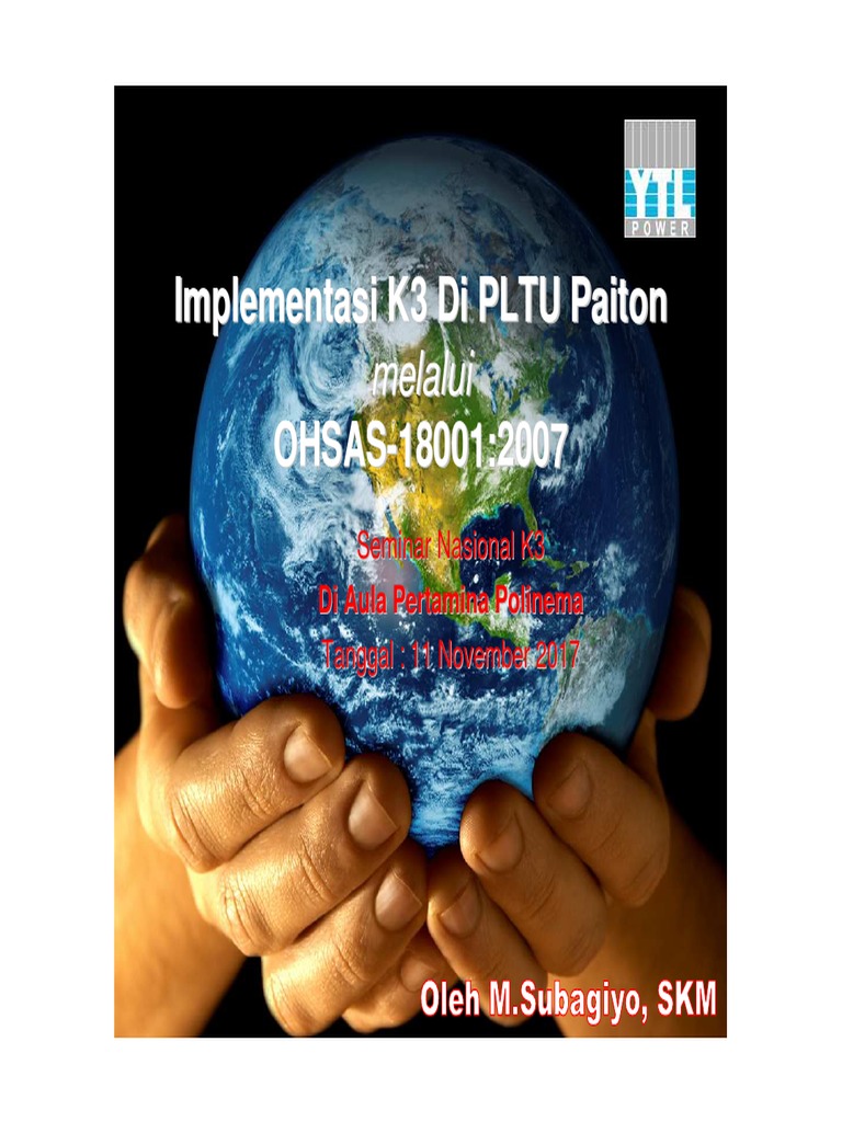 Implementasi K3 Di PLTU Paiton Melalui OHSAS 18001 | PDF | Risk ...