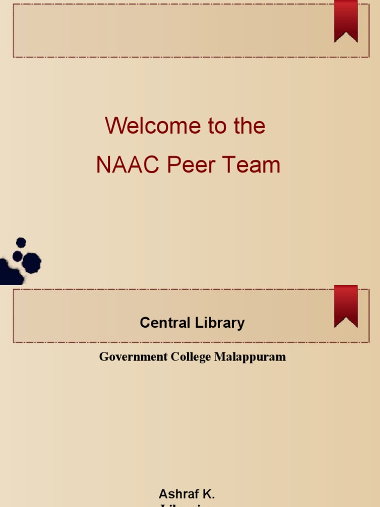 NAAC PPT Library | PDF