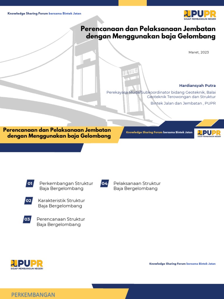 Knowledge Sharing 2023 - Paparan Baja Gelombang | PDF