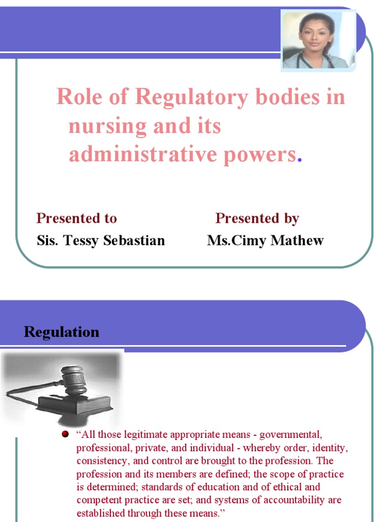 Regulatory Bodies | PDF