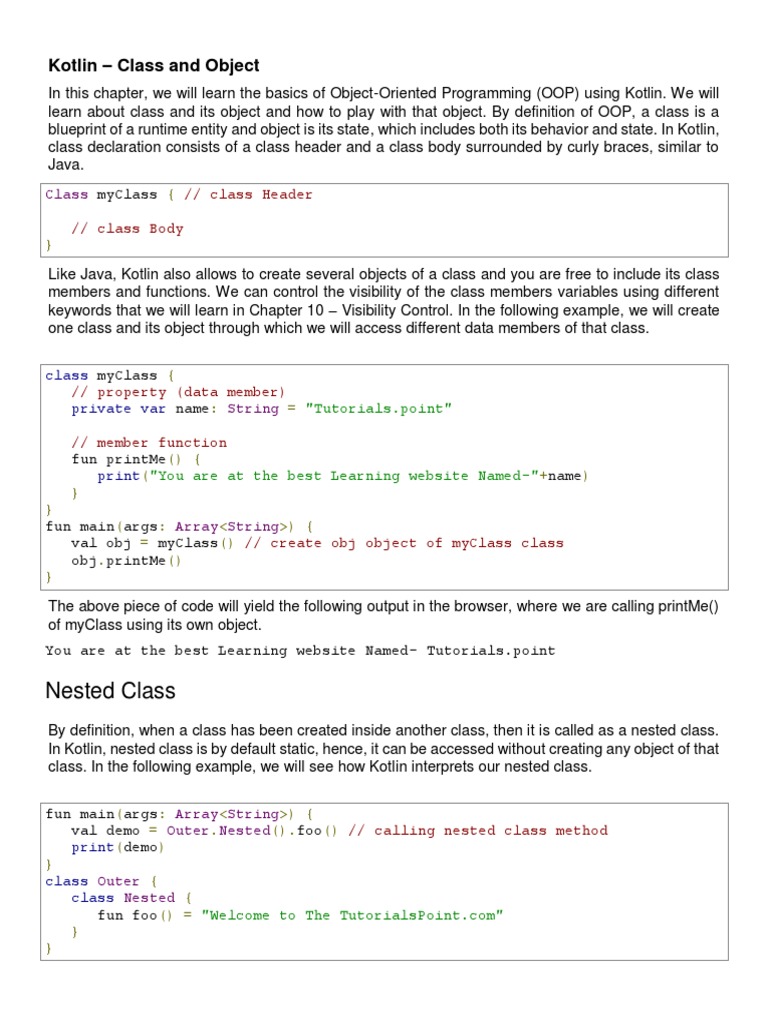 7-Kotlin-Part 2 | PDF