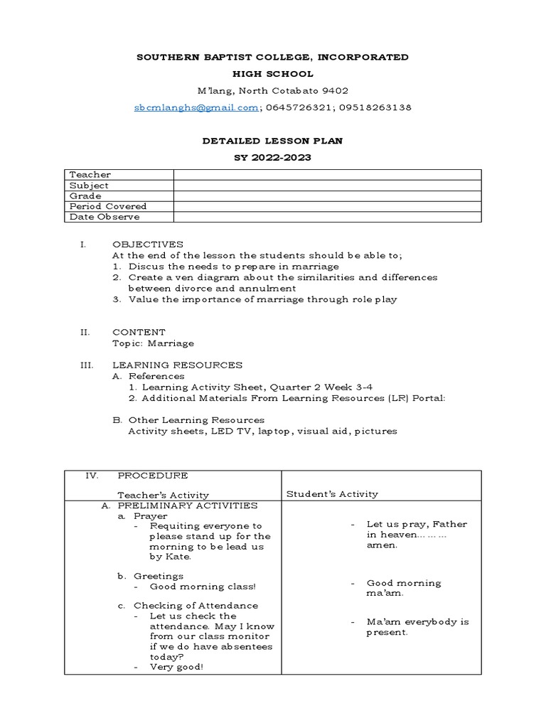 Alondra Lesson Plan | PDF | Lesson Plan | Behavior Modification