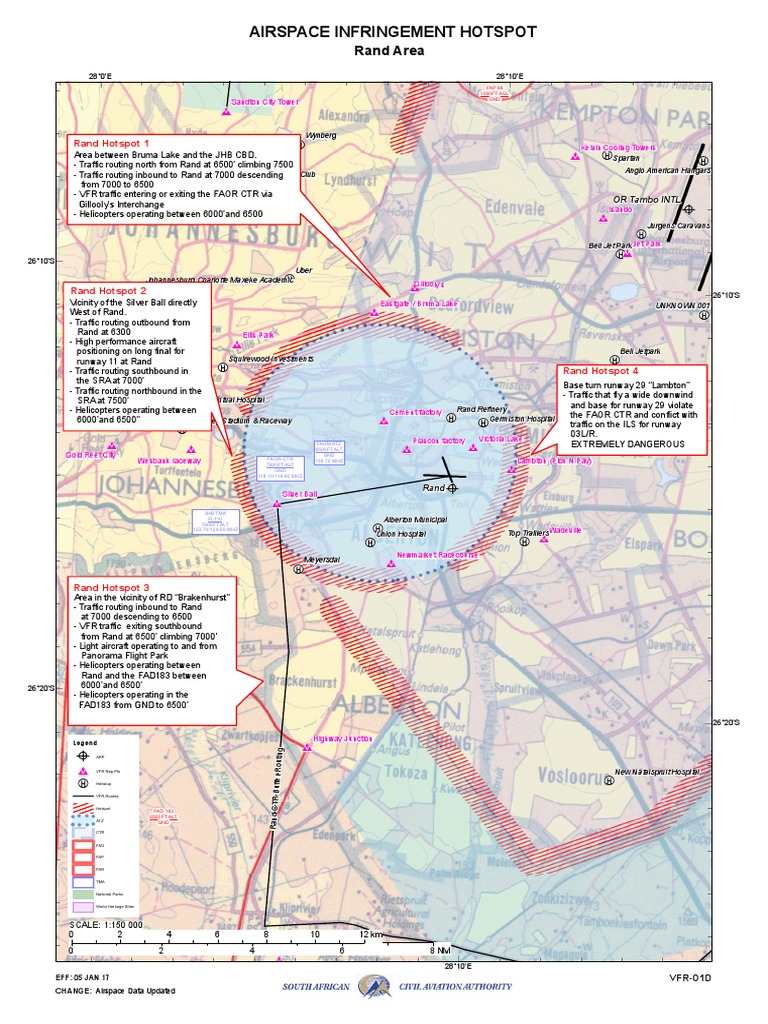 Airspace Infringement Hotspot 01D - Rand Area 20170105 | PDF