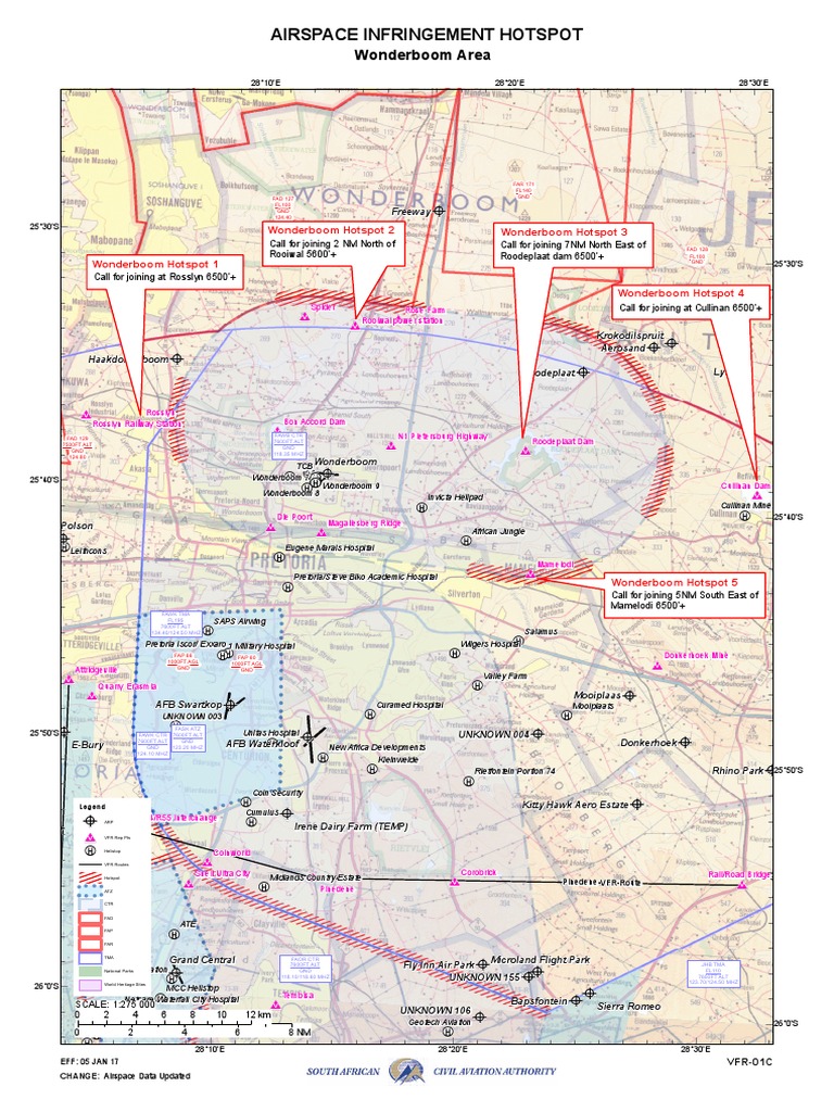 Airspace Infringement Hotspot 01C - Wonderboom Area 20170105 | PDF