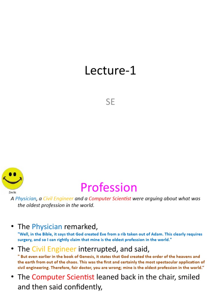 SE Intro L 1 | PDF | Engineering | Systems Science