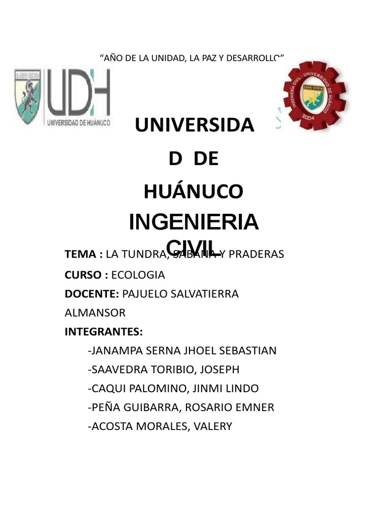 La Tundra Sabna - Ecositemas | PDF | Sabana | Clima templado