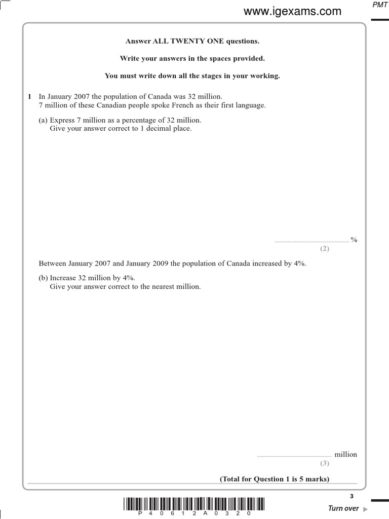 EXAMHJA123 | PDF | Circle | Significant Figures