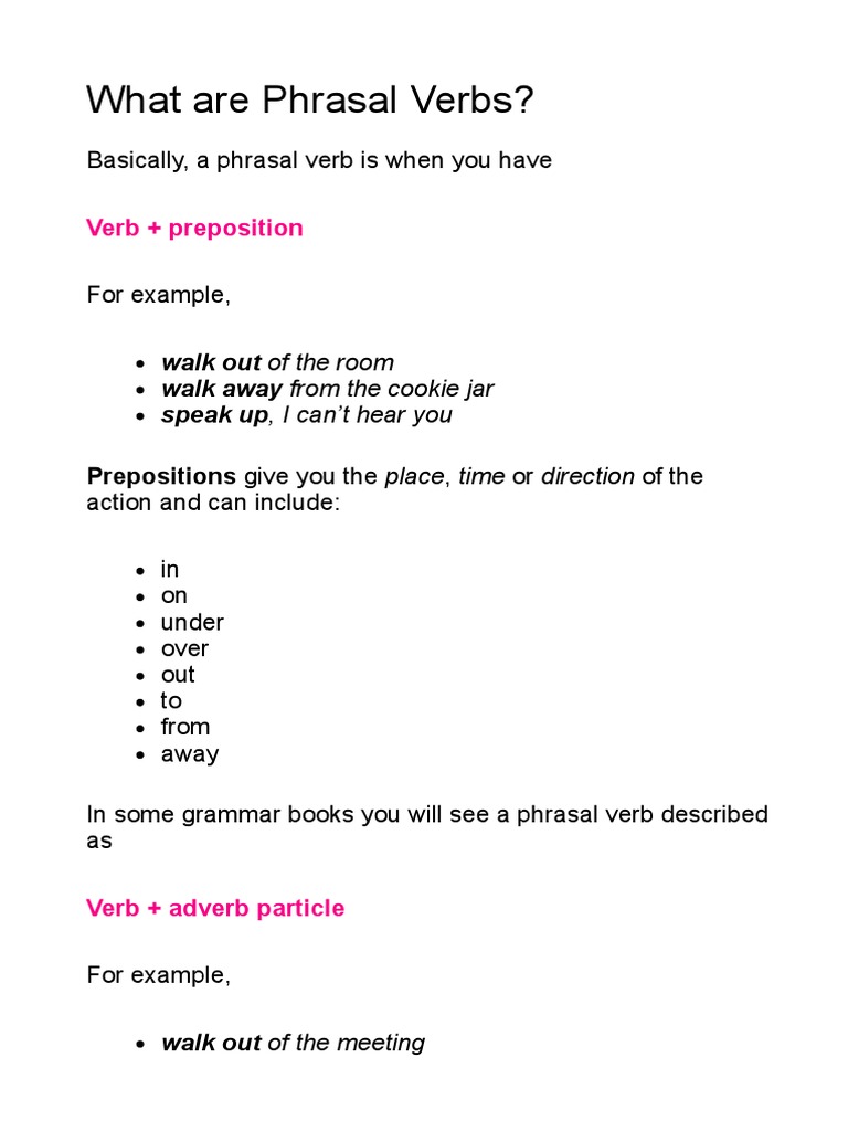 15 Phrasal Verbs To Impress Your IELTS Examiner | PDF | Preposition And ...
