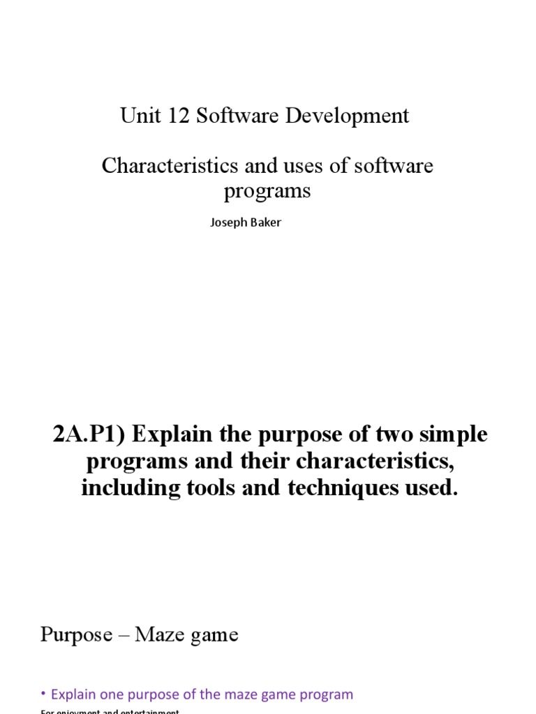 Unit 12 | PDF | Computer Program | Programming