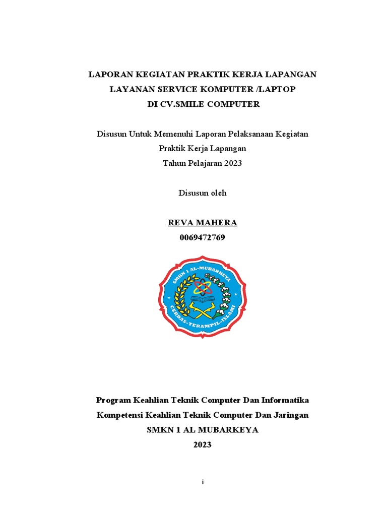 Laporan PKL Layanan Service Komputer | PDF