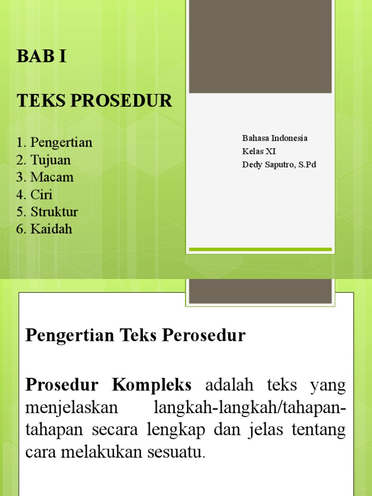 Panduan Teks Prosedur Kompleks | PDF | Bisnis