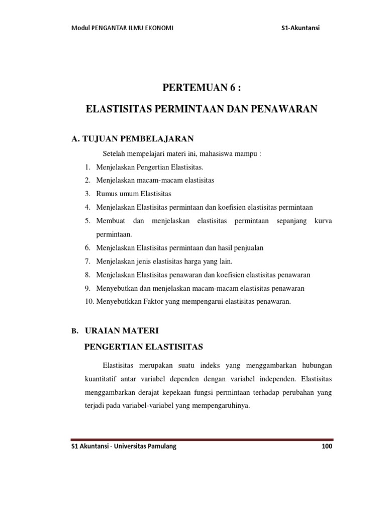 Pertemuan 6 - Pengantar Ilmu Ekonomi Mikro | PDF | Pengelolaan Keuangan ...