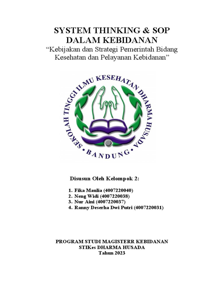 Kel. 2 - System Thinking Dalam Kebidanan | PDF