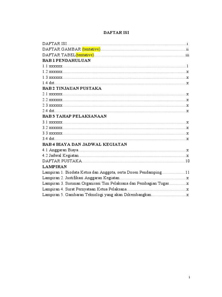 Template Proposal PKM Karsa Cipta 2023 | PDF