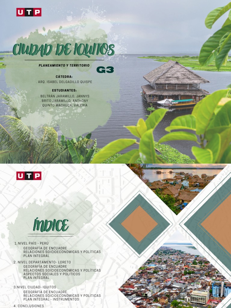 Plan Integral de Iquitos | PDF | Perú