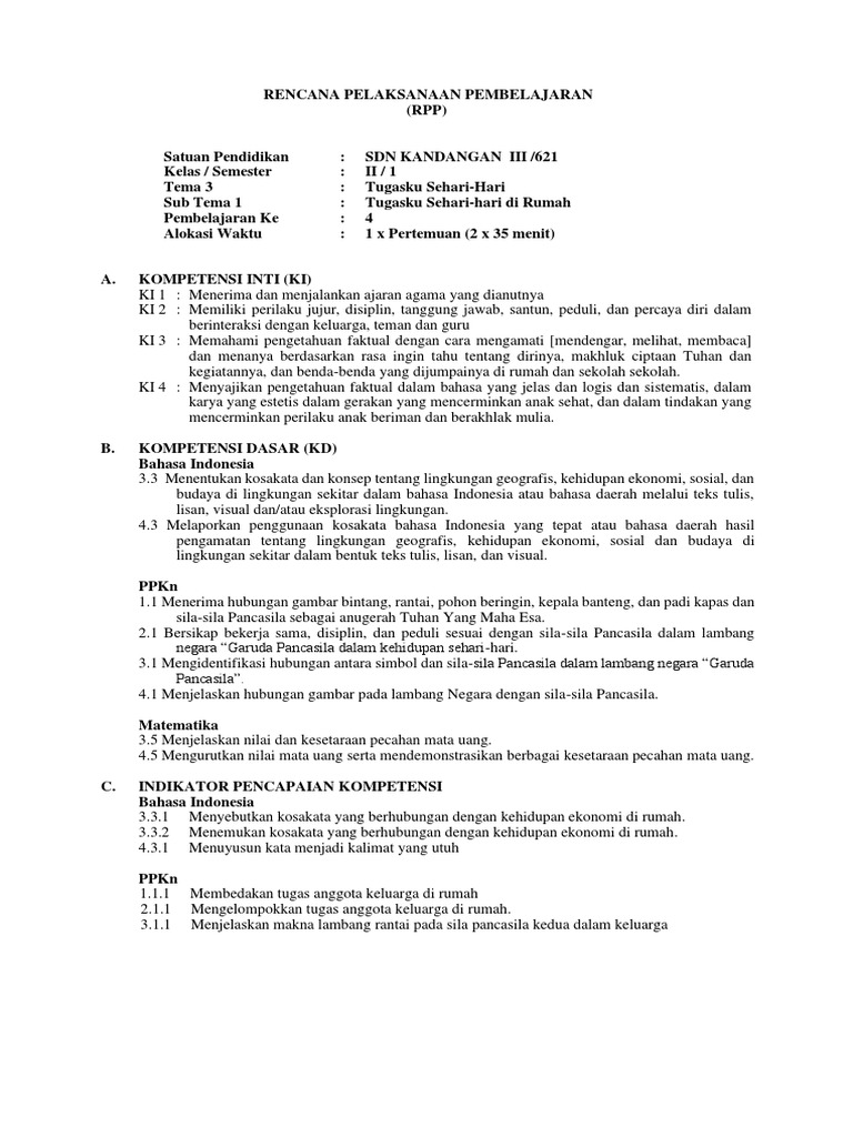 RPP Lengkap | PDF