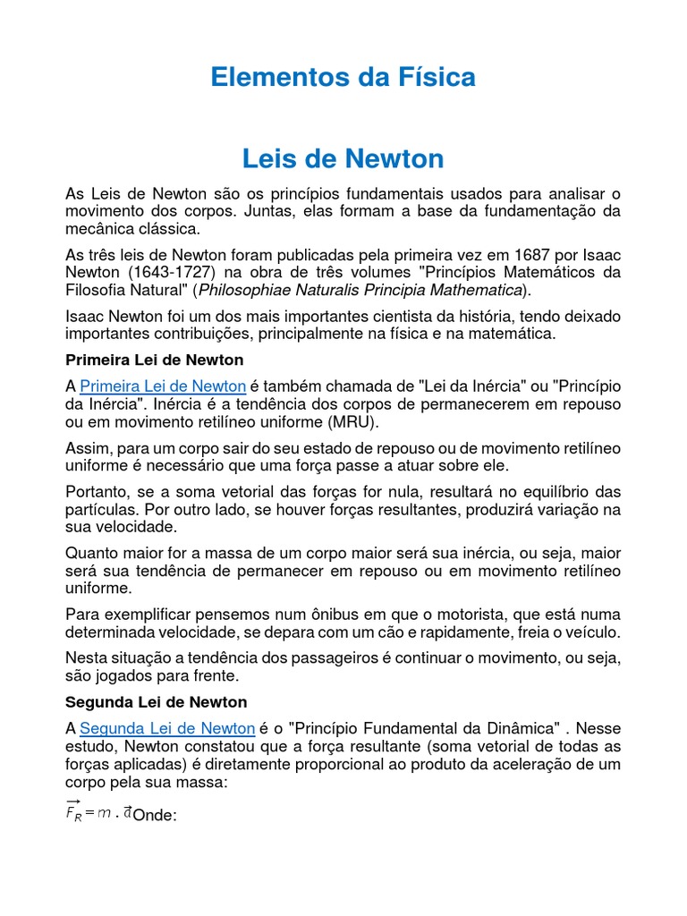 Fisica - Elementos Da Fisica | PDF