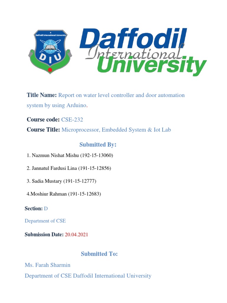 Microprocessor Project | PDF | Computer Engineering | Electrical ...